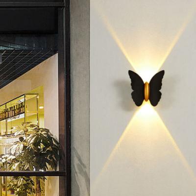 China Aluminium Butterfly Wall Light Outdoor Butterfly Lights For Wall for sale