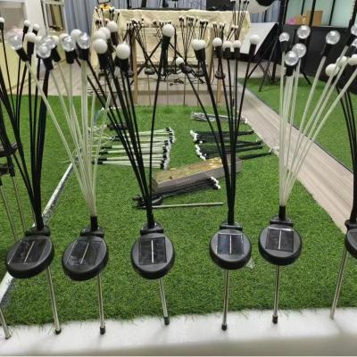 China IP65 Waterproof LED Solar Firefly Light Plug-In For Outdoor Garden Patio Holiday Decorative Lighting for sale