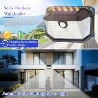 China Ultra-Bright Solar Motion Sensor Wall Light Waterproof LED Outdoor Lighting For Garden, Fence, Patio & Security for sale