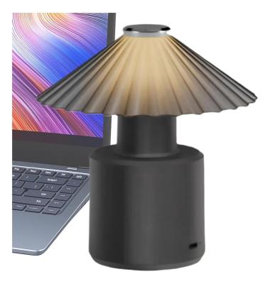 China Portable USB Rechargeable LED Desk Lamp With ‌Adjustable Shade‌ For ‌Reading & Workspace Lighting for sale