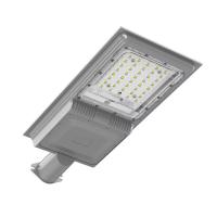China Gray/Black All in One Solar Road Light IP65 Waterproof Die-Casting Aluminum Easy Installation Dusk to Dawn High Brightness for sale