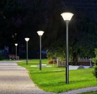 China 25W 35W Solar Garden Light IP65 Waterproof Aluminum Outdoor Lamp for sale