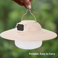 China Portable Waterproof Solar LED Camping Lamp Multifunctional Outdoor Hook with Charging Capabilities Camping Ambient Light for sale