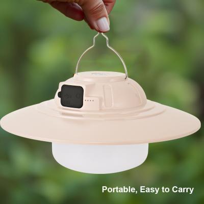 China Portable Waterproof Solar LED Camping Lamp Multifunctional Outdoor Hook with Charging Capabilities Camping Ambient Light for sale