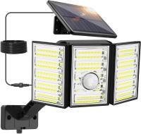 China Intelligent induction solar wall light 6W three-level dimming APP controls garage corridor courtyard lighting for sale