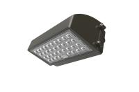 China DLC/ETL certified LED wall light 42-100W full cutoff radar sensing outdoor energy-saving lighting for sale