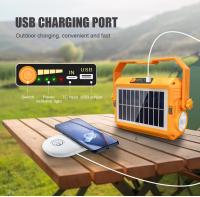 China Magnetic solar work light , large capacity USB output, portable outdoor emergency lighting for sale