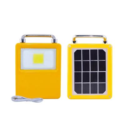 China Super bright portable solar work lamp | Three mode  lighting | Emergency power bank function | Outdoor camping car emergency for sale