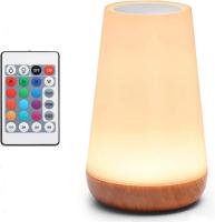 China Intelligent dimming RGB color changing portable USB charging touch control bedside night light for sale