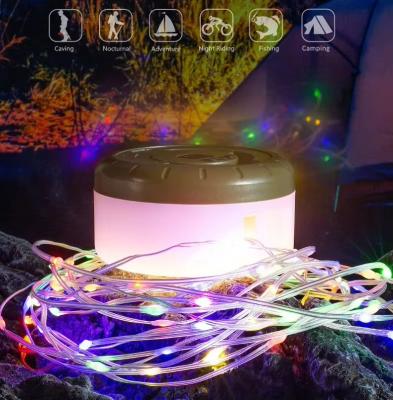 China Waterproof and portable, RGB color light,  camping light string, outdoor emergency night light for sale