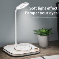China Triple in one high-speed charging, Endless dimming night light,Multi functional wireless charger, bedside table top for sale