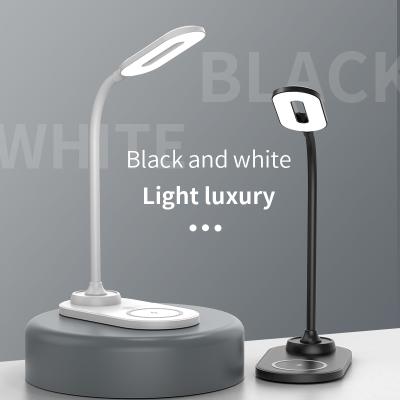 China Ultra fast wireless charging，multifunctional touch desk lamp，bedside table intelligent light companion for sale