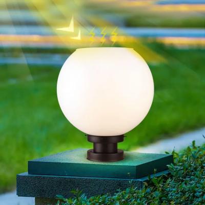 China Light controlled sensing，Solar pillar headlights | Energy saving | courtyard colonnades for sale