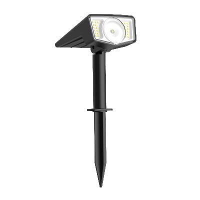 China High conversion RGB colorful light  solar spot light outdoor courtyard wall lighting for sale