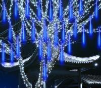 China Dynamic Meteor Shower, LED Meteor String Lights Outdoor Garden Holiday Atmosphere Lighting for sale