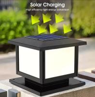 China Light-Sensing ,IP65 Waterproof Solar Pillar Light Outdoor Garden Lighting for sale