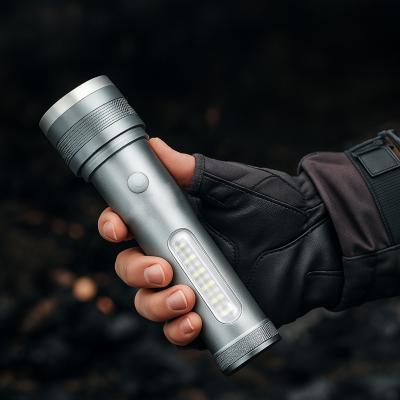 China Flashlight with Strong 1000 Lumens Portable Flashlights Waterproof Emergency Flashlight for sale