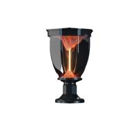 China Simulated Flame Flicker, Solar COB Decorative Wall Lamp | Living Room, Corridor, Outdoor Ambiance Lighting for sale