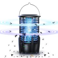 China High-Capacity Rechargeable Mosquito Lamp Multi-Functional Electric Mosquito Racket for Home, Camping, and Outdoor Use for sale