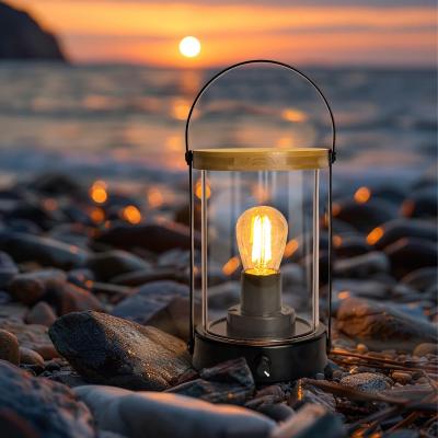 China Portable LED Camping Lantern Portable Glow Night Light Outdoor Camping Lamp for sale