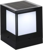 China Smart Quad-Color Dimming Solar Pillar Light Outdoor Waterproof Villa Garden Solar Garden Fence Landscape Light for sale