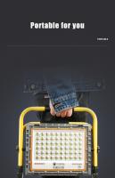 China High-power LED rechargeable floodlight; portable and handheld; ideal for mutiple situations for sale