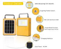 China Ultra-Bright 3600LM 20W COB LED Solar-Powered Work Light,Three-Mode Camping, Maintenance, and Emergency Light for sale