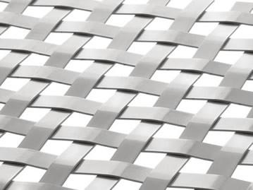 China Facade Flat Wire Woven Mesh Low Level Transparency Provides Big Privacy Protection for sale