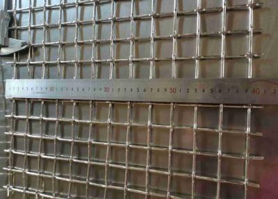 China Slot Hole Steel Crimped Wire Mesh For Sieve Vibration And Buildings for sale