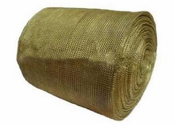 China Brass Knitted Wire Mesh For Oil Gas Separation And Filtration for sale