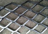 China Expanded Metal Mesh Mild Steel Raised Type Firm Structure Used As Walkway for sale