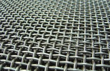 China Square Hole / Slot Hole Crimped Woven Wire Mesh Weaving 2000mm Width for sale