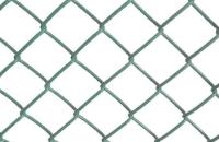 China Green Chain Link Fence With Superior Corrosion And Rust Resistance for sale