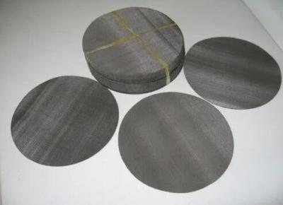 China Stainless Steel 304 Extruder Screen Disc High Temperature Resistance Corrosion Resistance for sale