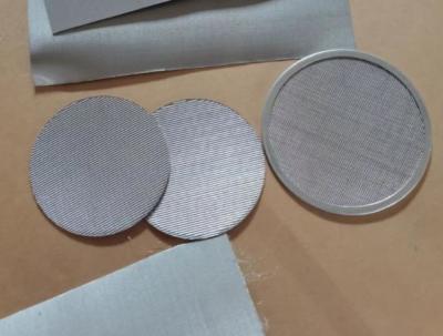 China Plain Weave Stainless Steel Extruder Screen Flat Surface With Accurate Size for sale