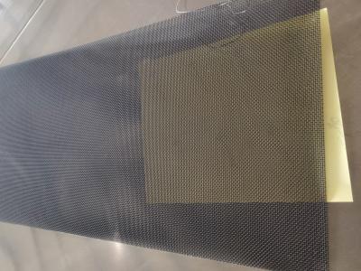 China Heavy Duty Security Screen Mesh 750mm Maximum Strength / Durability Black Steel Mesh for sale