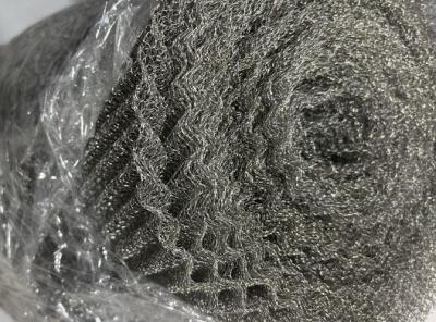 China Standard Type Knitted Wire Mesh 40-100 To  160-400 Acid And Alkali Resistance for sale