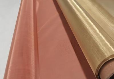 China Copper Woven Wire Mesh With Slit Edge With Resists Atmospheric And Moisture Corrosion for sale