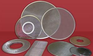 China Woven Type Tubular Wire Mesh Filters Rimmed Screen Packs Circular Tensioned Screens for sale