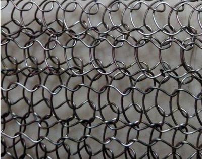 China Compressed Knitted Stainless Steel Wire Mesh Panels Exhaust System Mounting Supports for sale