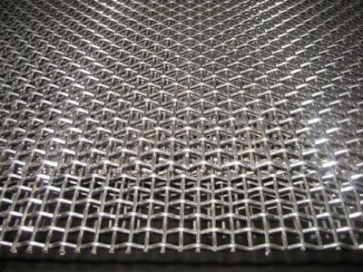 China Square Hole Shape Vibrating Screen SS Wire Mesh 100mmx100mm Durable For Mine Sieving for sale