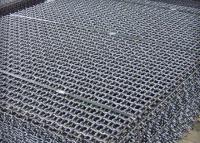 China Uniform Square Crimped Steel Wire Mesh Mining Screen Galvanized Pig Floor Mesh 0.1-8