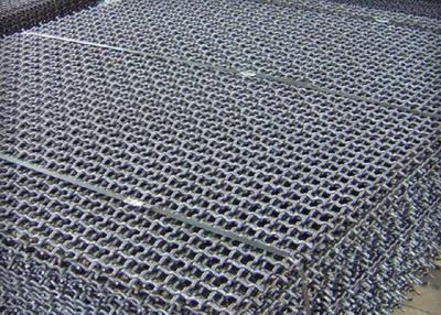 China Uniform Square Crimped Steel Wire Mesh Mining Screen Galvanized Pig Floor Mesh 0.1-8