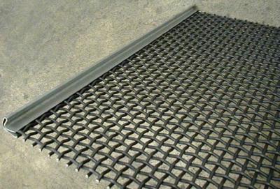 China Anti Corrosion Crimped Steel Meshes For Mining / Stone Crusher Vibrating Screen for sale