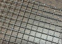 China SUS304 Steel Crimped Wire Mesh Galvanized Square Hole For Vibrating Screen Filter for sale