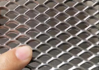China Pulled Plate Expanded Wire Mesh Customized Color 0.5-8mm Sheet Thickness Durable for sale
