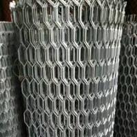 China Galvanized Steel Expanded Wire Mesh , Decorative Expanded Metal Mesh Firm Structure for sale