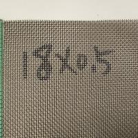 China 18Mesh 0.50mm Stainless Steel Wire Mesh SS304 Plain Weave for Industrial Screening for sale
