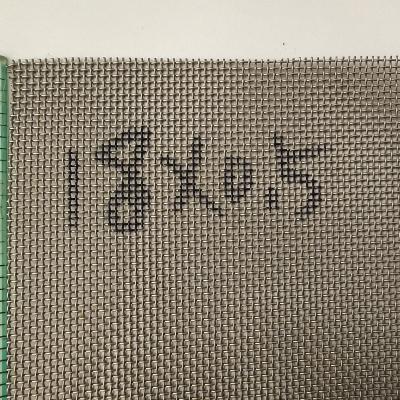 China 18Mesh 0.50mm Stainless Steel Wire Mesh SS304 Plain Weave for Industrial Screening for sale