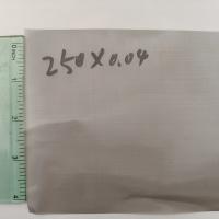 China 250 Mesh 0.04mm Wire Diameter Stainless Steel Woven Wire Mesh for Precision Filtration for sale